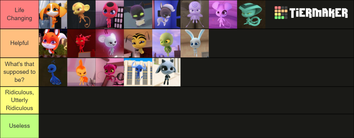 All Kwami Powers from Miraculous Ladybug Tier List (Community Rankings ...