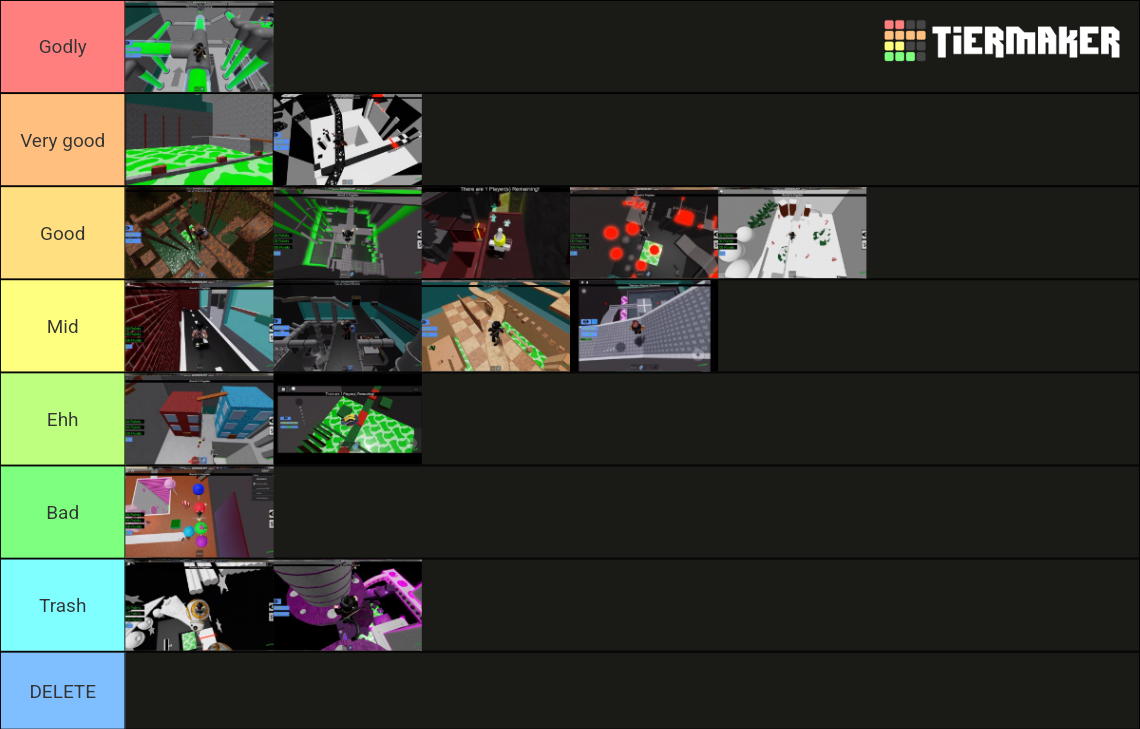 Acid escape maps 2022 Tier List (Community Rankings) - TierMaker