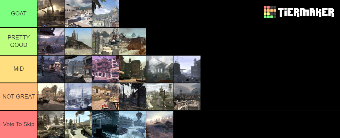 Modern Warfare 2 Multiplayer Maps Tier List (Community Rankings ...