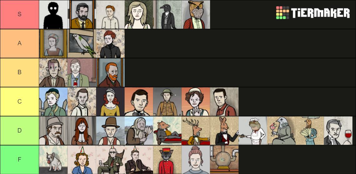 Rusty Lake Characters Ranked Tier List (Community Rankings) - TierMaker