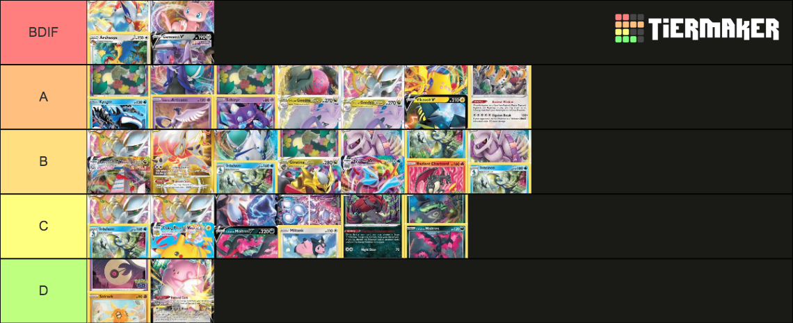 PTCG Standard SSH-Silver Tempest Tier List (Community Rankings) - TierMaker