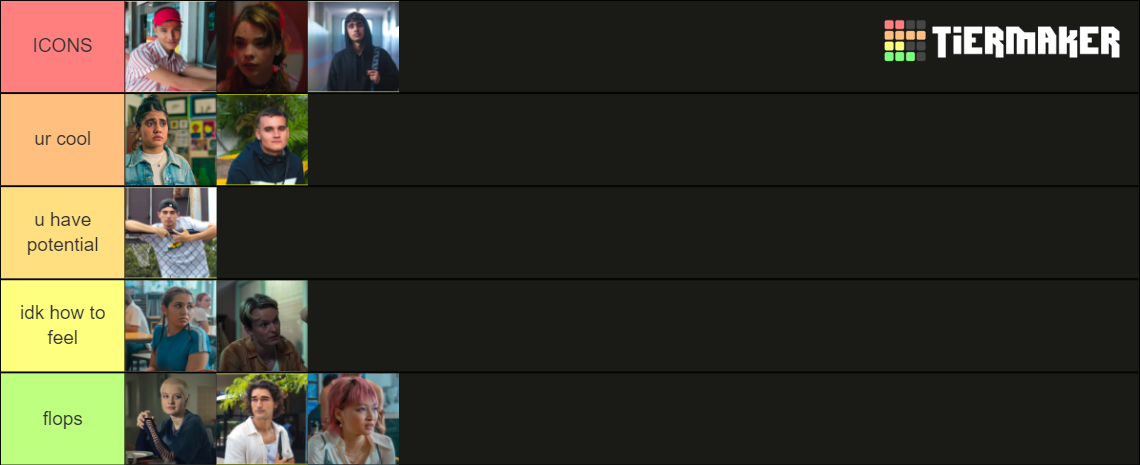 Heartbreak High Characters Tier List (Community Rankings) - TierMaker