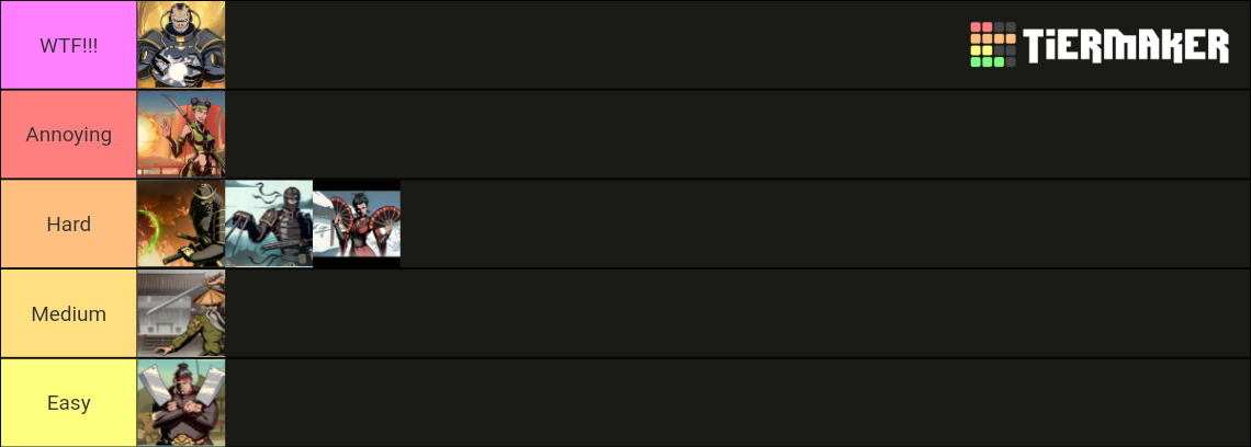Shadow fight 2 boss Tier List (Community Rankings) - TierMaker