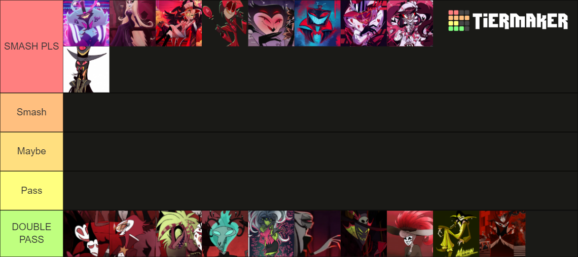 Hazbin Hotel /Helluva Boss Overlords Tier List (Community Rankings ...