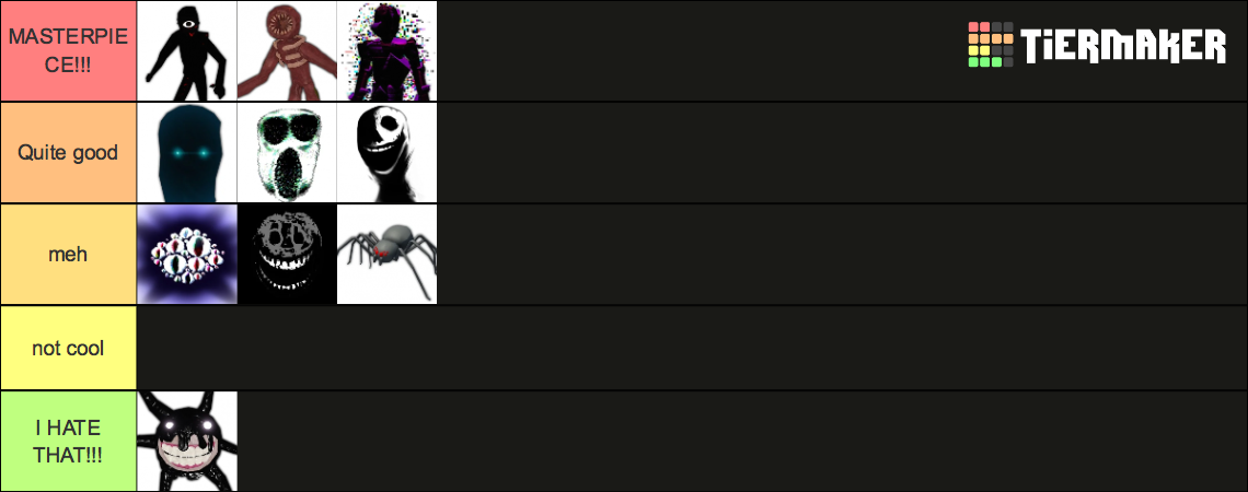 Roblox Doors Monsters Tier List (Community Rankings) - TierMaker