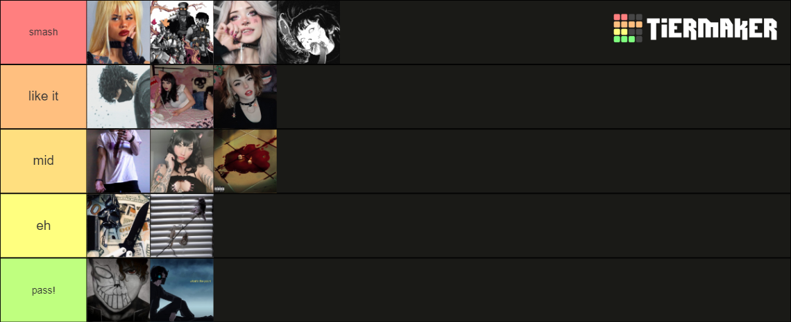 Corpse songs 2022 Tier List (Community Rankings) - TierMaker