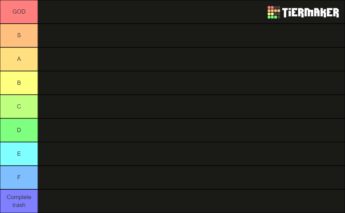 RON Nation Tierlist Tier List (Community Rankings) - TierMaker