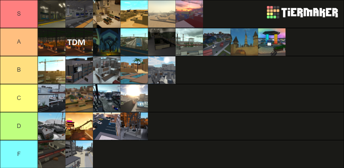 Phantom Forces Maps June 2023 Tier List (Community Rankings) - TierMaker