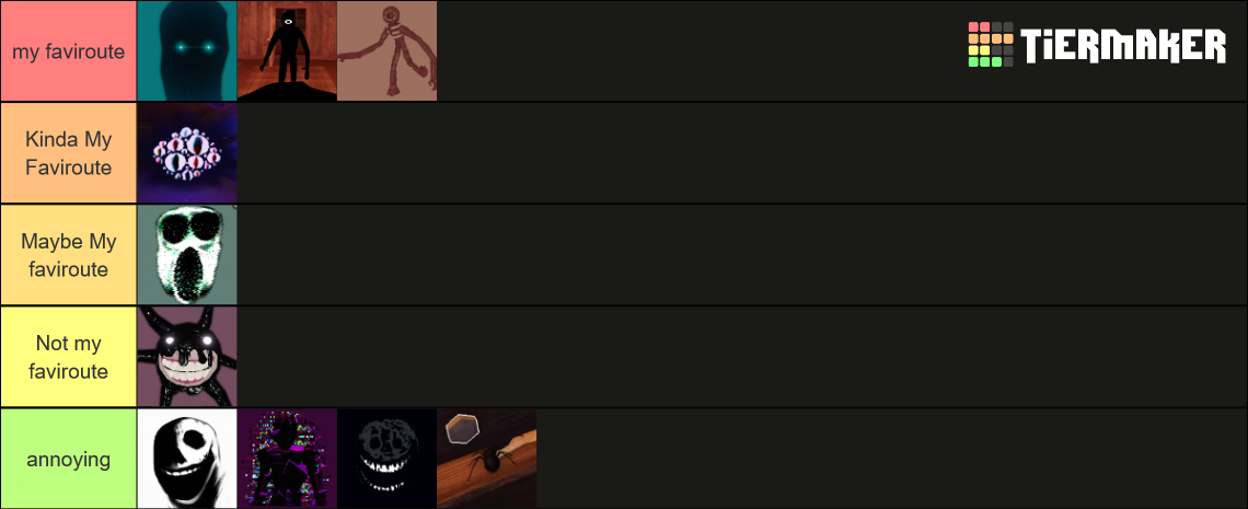 Roblox DOORS monsters Tier List (Community Rankings) - TierMaker
