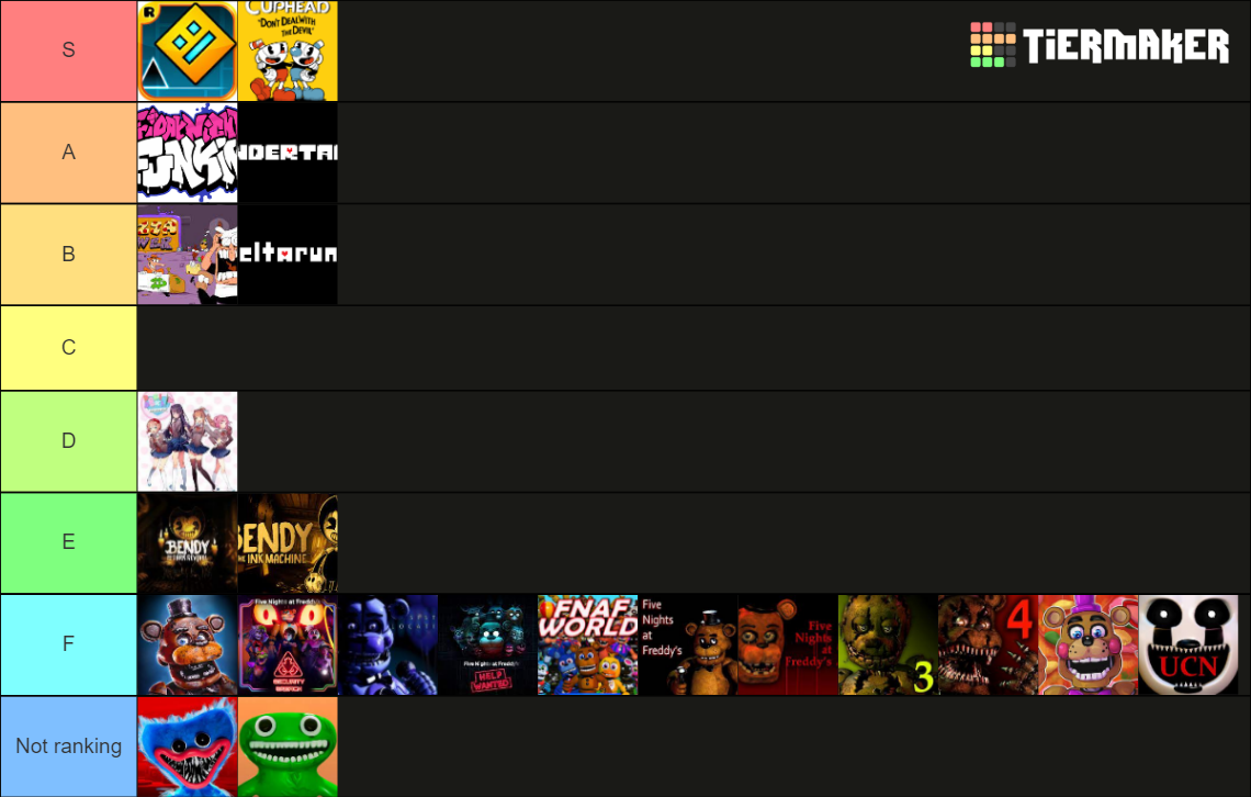 Indie games Tier List (Community Rankings) - TierMaker