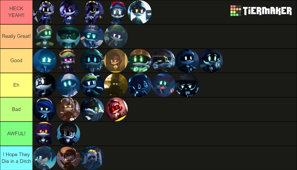 Murder Drones Characters Tier List (Community Rankings) - TierMaker