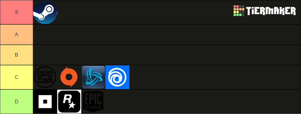 Game Launchers Tier List (Community Rankings) - TierMaker