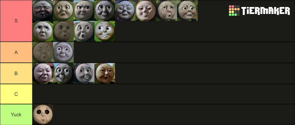Thomas the Tank Engine Faces (Percy) Tier List (Community Rankings ...