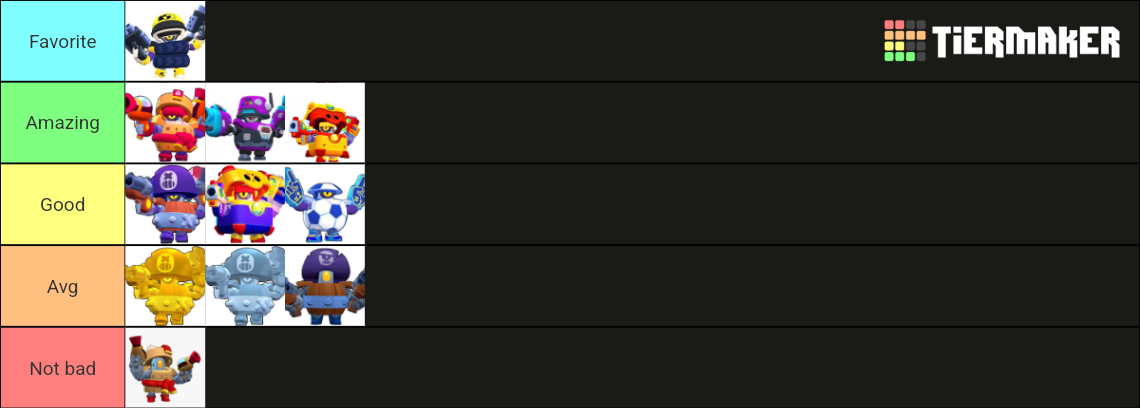 Ranking Darryl skins Tier List (Community Rankings) - TierMaker