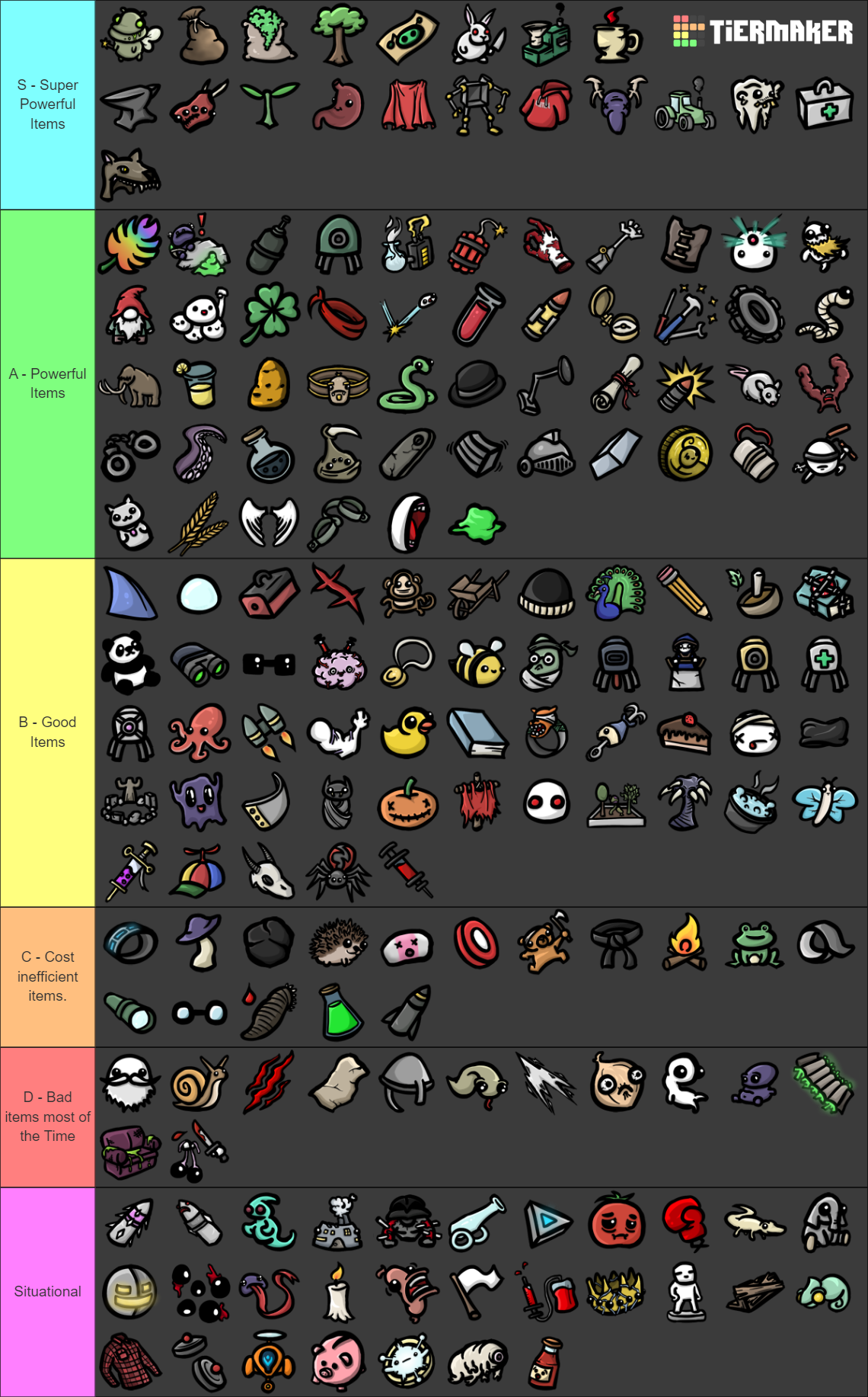 ArosRising Brotato Item Tier List (Community Rankings) - TierMaker