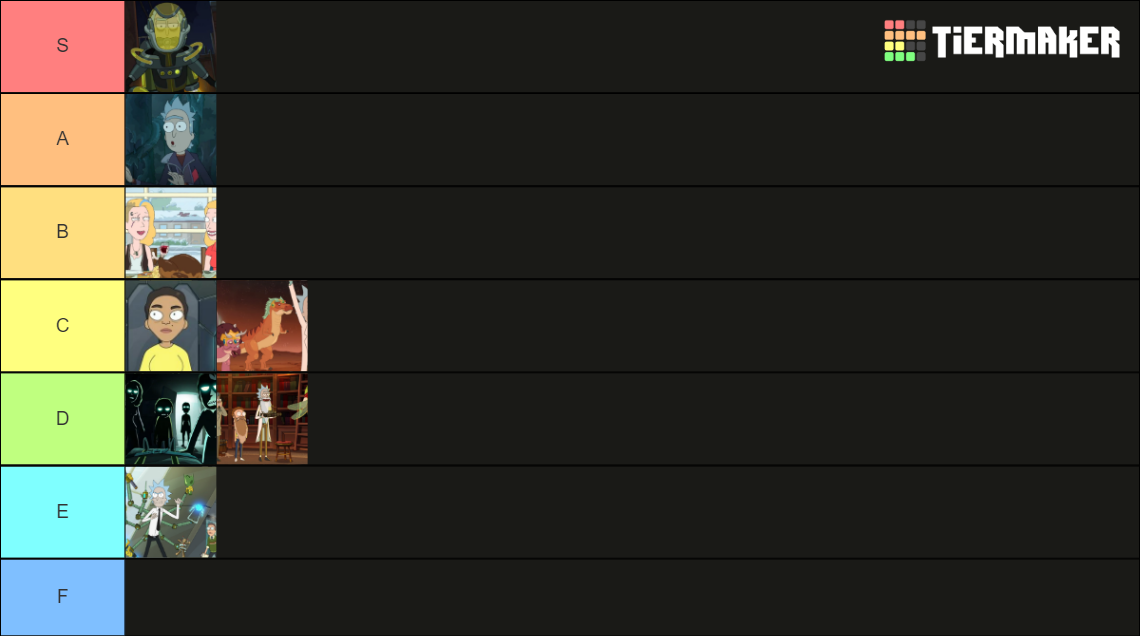 Rick and Morty Season 8 Episodes Tier List (Community Rankings) - TierMaker