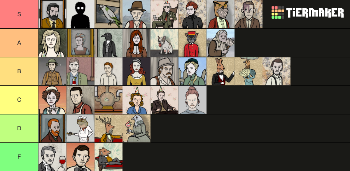 Rusty Lake Characters Ranked Tier List (Community Rankings) - TierMaker