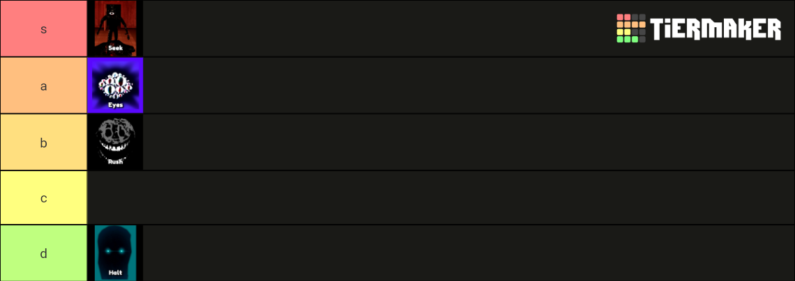 Roblox Doors monster Tier List (Community Rankings) - TierMaker