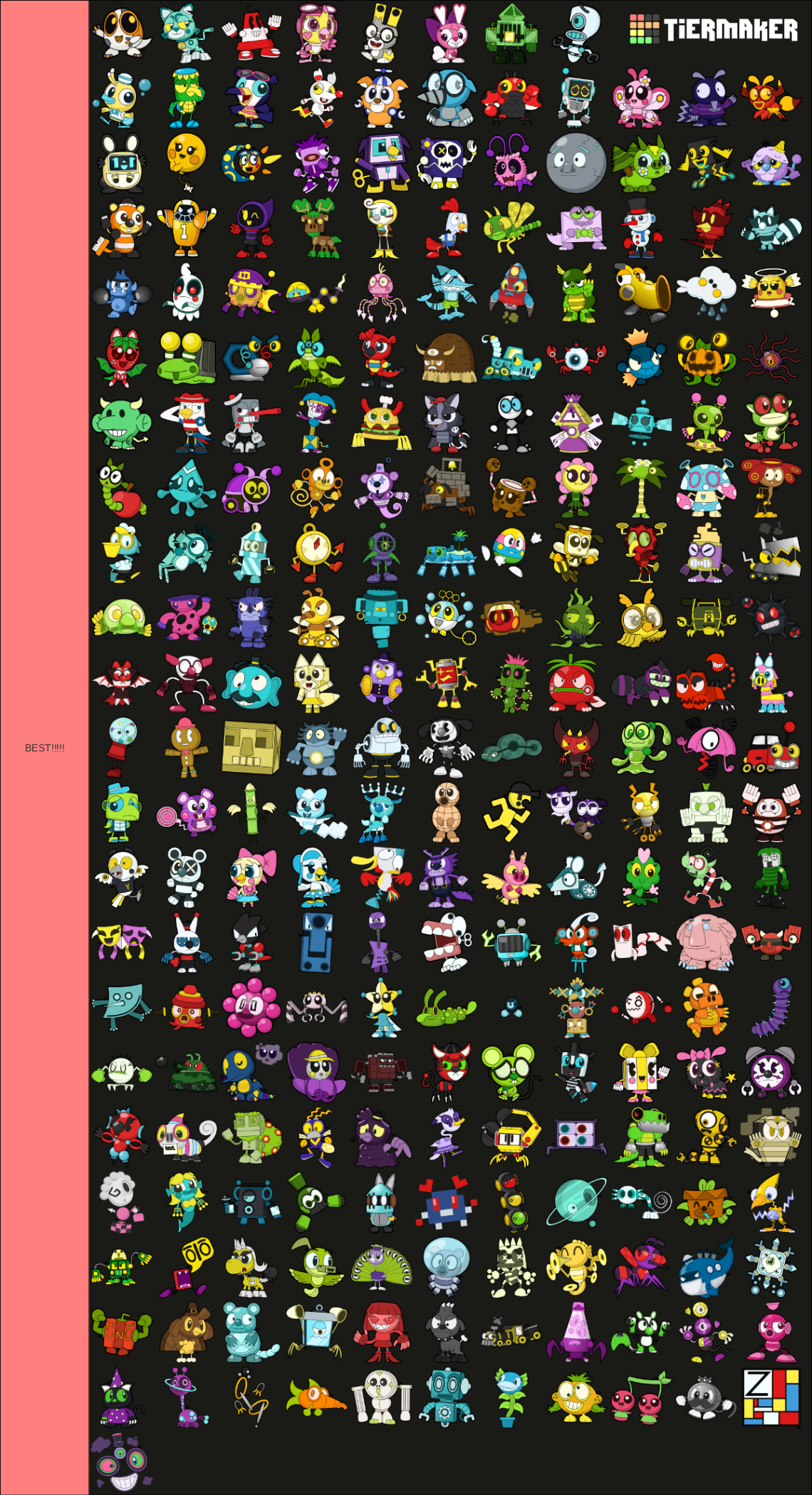 CRiTORA (original 240) Tier List (Community Rankings) - TierMaker