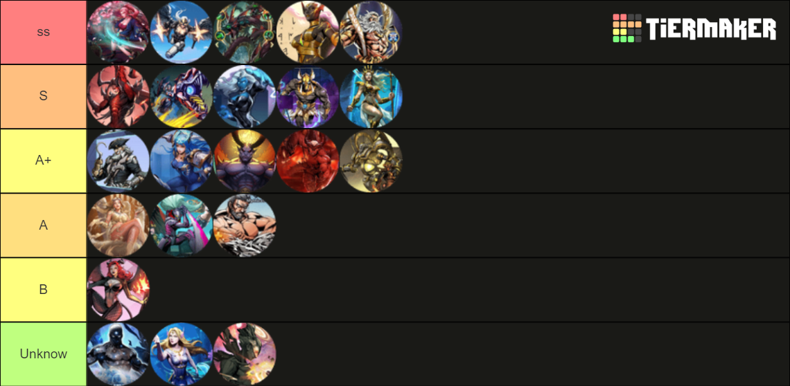Epic Hero S+ Tier List (Community Rankings) - TierMaker