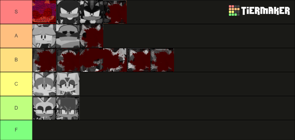 Sonic exe The Disaster Tierlist Tier List (Community Rankings) - TierMaker