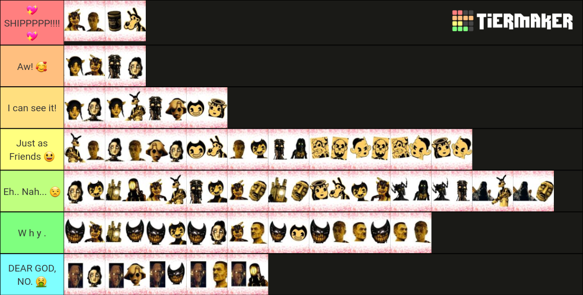 BATIM(+Dark Revival) Ship Tier List (Community Rankings) - TierMaker