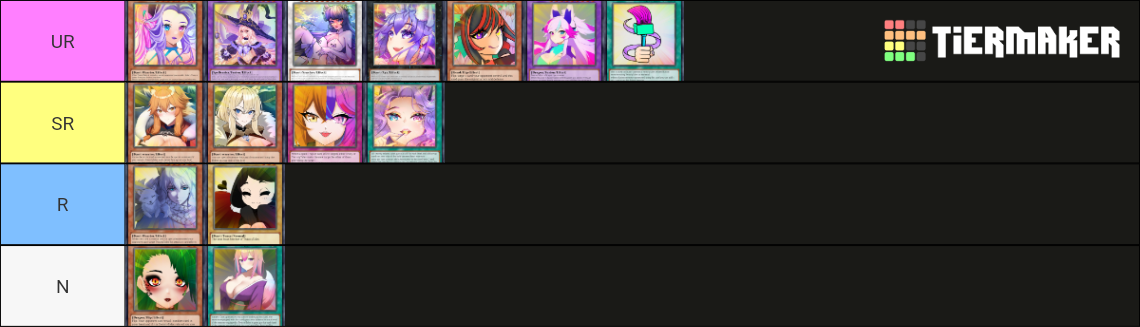 Twissty rarity Cards Tier List (Community Rankings) - TierMaker