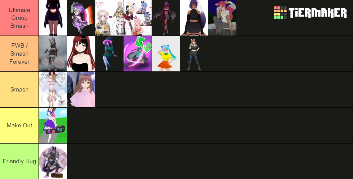 Vtuber Smash Or Pass Tier List Community Rankings Tiermaker