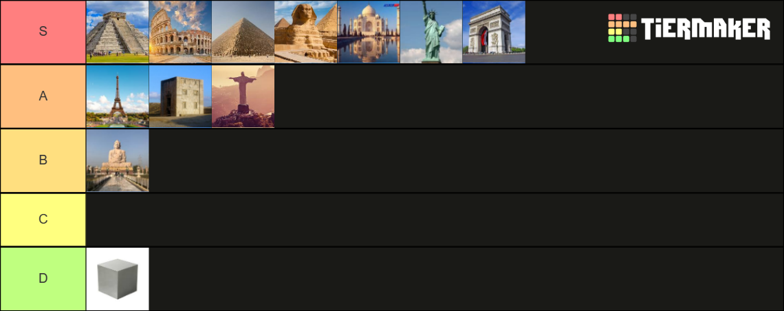 World Monuments Tier List (Community Rankings) - TierMaker