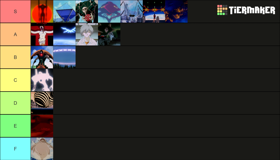 Neon Genesis Evangelion angels Tier List (Community Rankings) - TierMaker