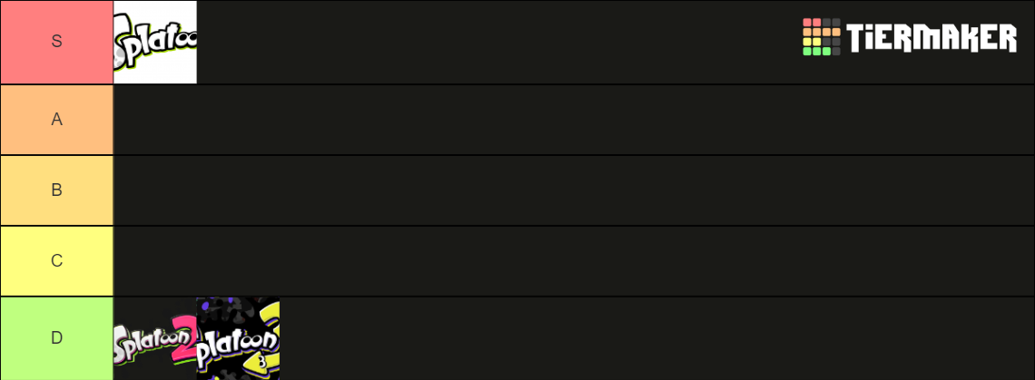 Splatoon logo Tier List (Community Rankings) - TierMaker
