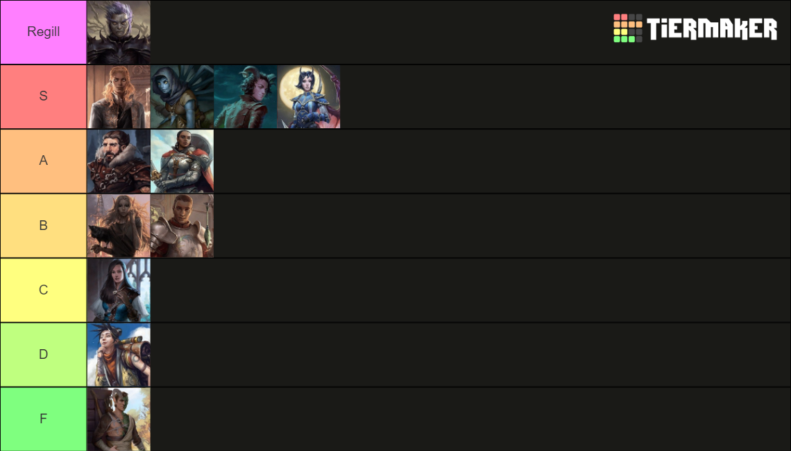 WotR Companions Tier List (Community Rankings) - TierMaker