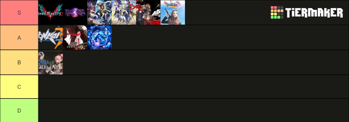 My Games (Old) Tier List (Community Rankings) - TierMaker