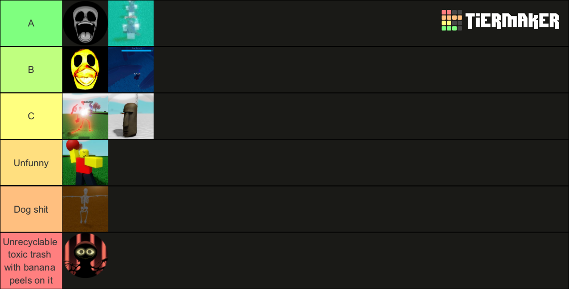 Slap battles entities tierlist (for now) Tier List (Community Rankings ...