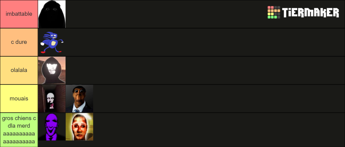 power of nexbot Tier List (Community Rankings) - TierMaker