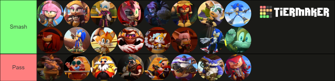 Sonic Prime Characters Tier List (Community Rankings) - TierMaker