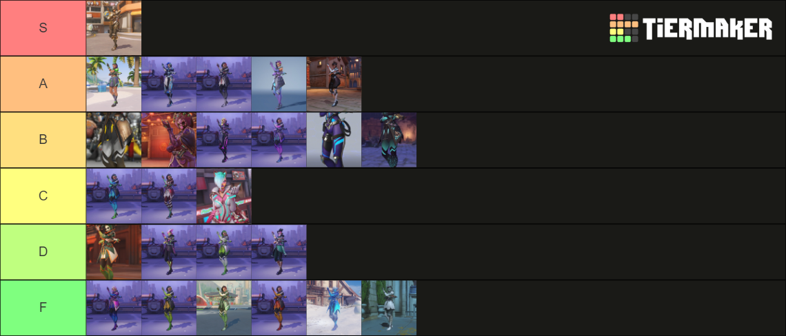 Sombra Overwatch Skins (September 2022) Tier List (Community Rankings ...