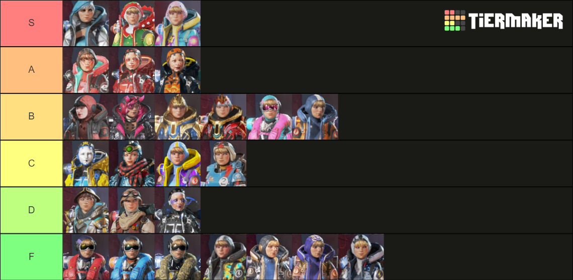 Wattson Skins Season 9 (Apex Legends) Tier List (Community Rankings) - TierMaker