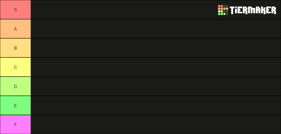 SF Tiers Tier List (Community Rankings) - TierMaker