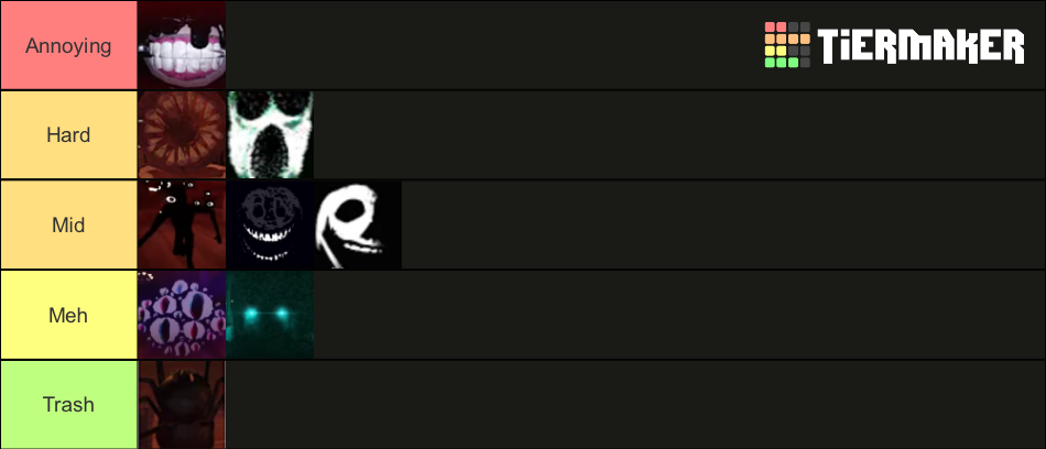 Roblox DOORS 👁️ Monsters Tier List (Community Rankings) - TierMaker