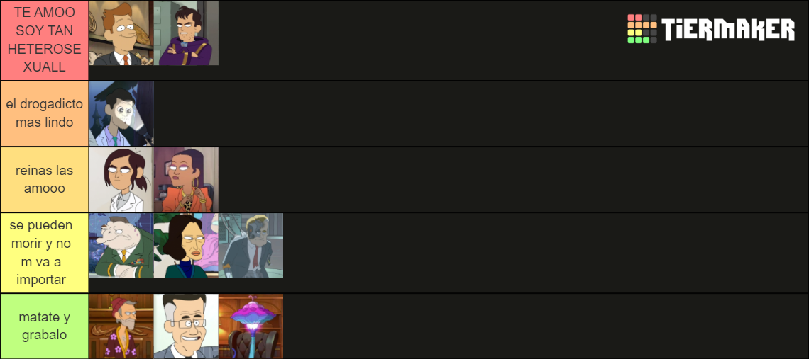 inside job S2 characters Tier List (Community Rankings) - TierMaker