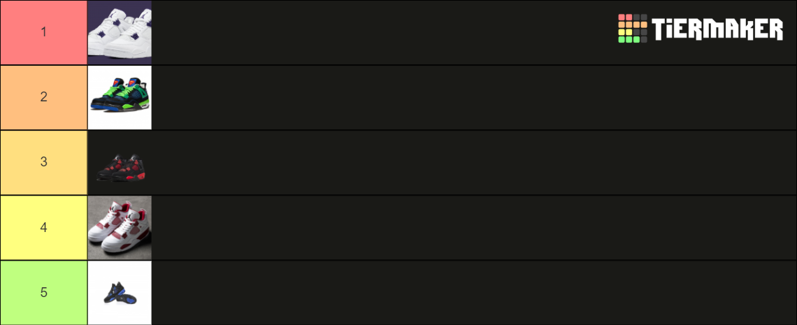 Jordan 4s Tier List (Community Rankings) - TierMaker