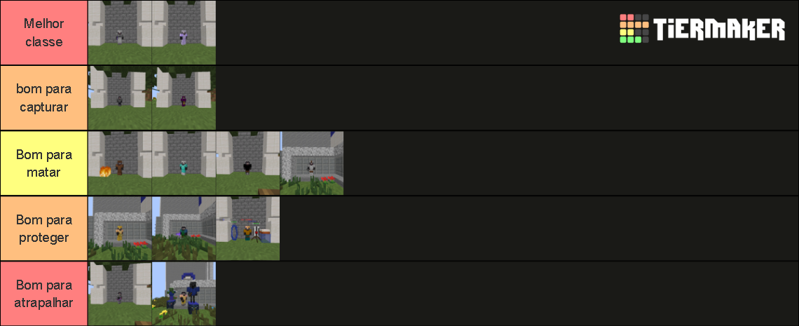 Melhores classes do mush Tier List (Community Rankings) - TierMaker