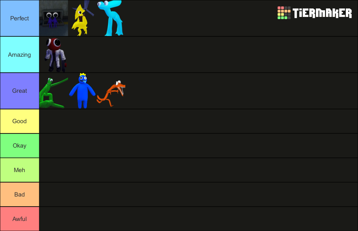 Every Rainbow Friends Character Tier List (Community Rankings) - TierMaker