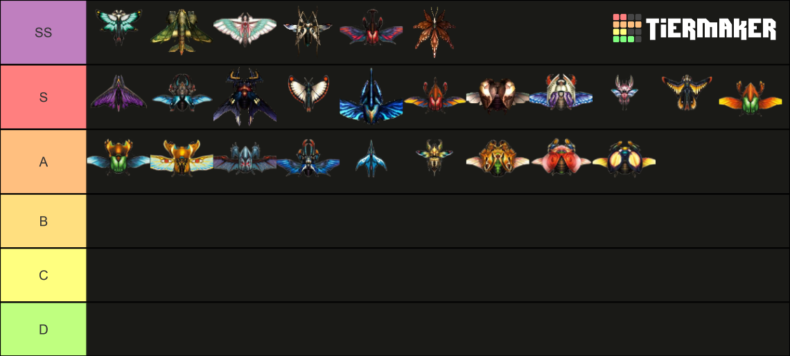 MHGU Insect Glaive Tier List (Community Rankings) - TierMaker