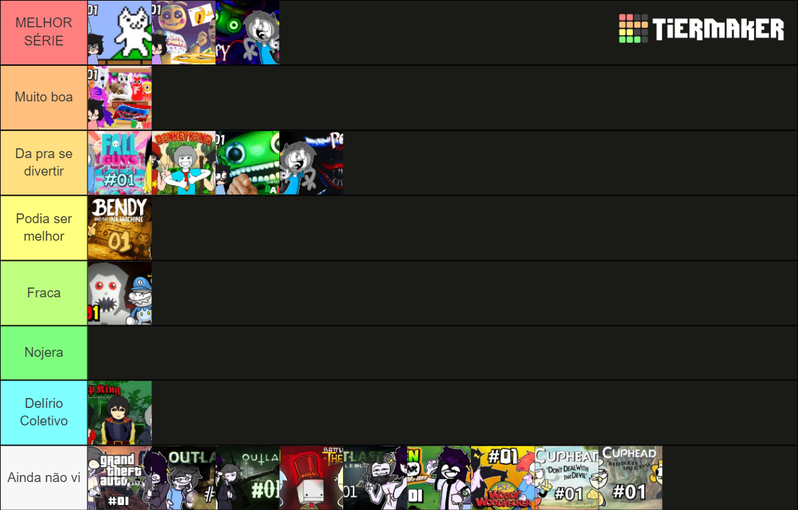 Tierlist das séries do Trash Gamers Tier List (Community Rankings ...