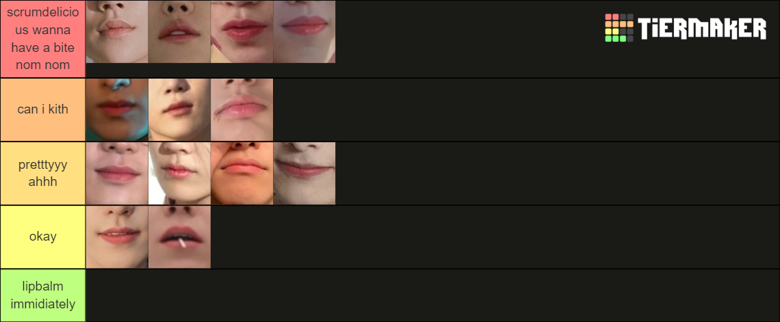 svt lips Tier List (Community Rankings) - TierMaker