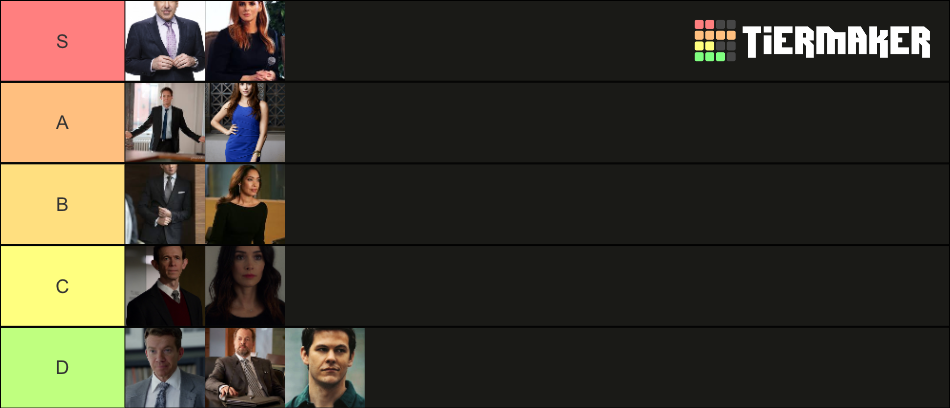 Suits characters ranked Tier List (Community Rankings) - TierMaker Suits characters ranked Tier List (Community Rankings) - TierMaker
