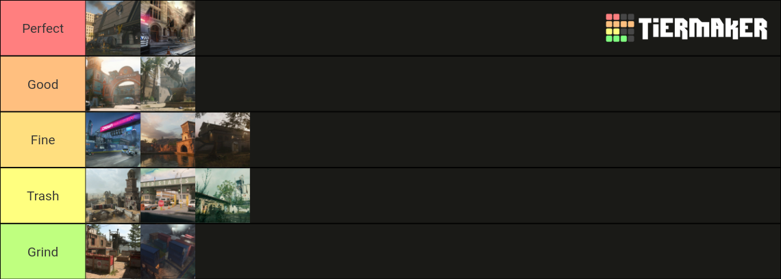 MW2 Maps Tier List (Community Rankings) - TierMaker