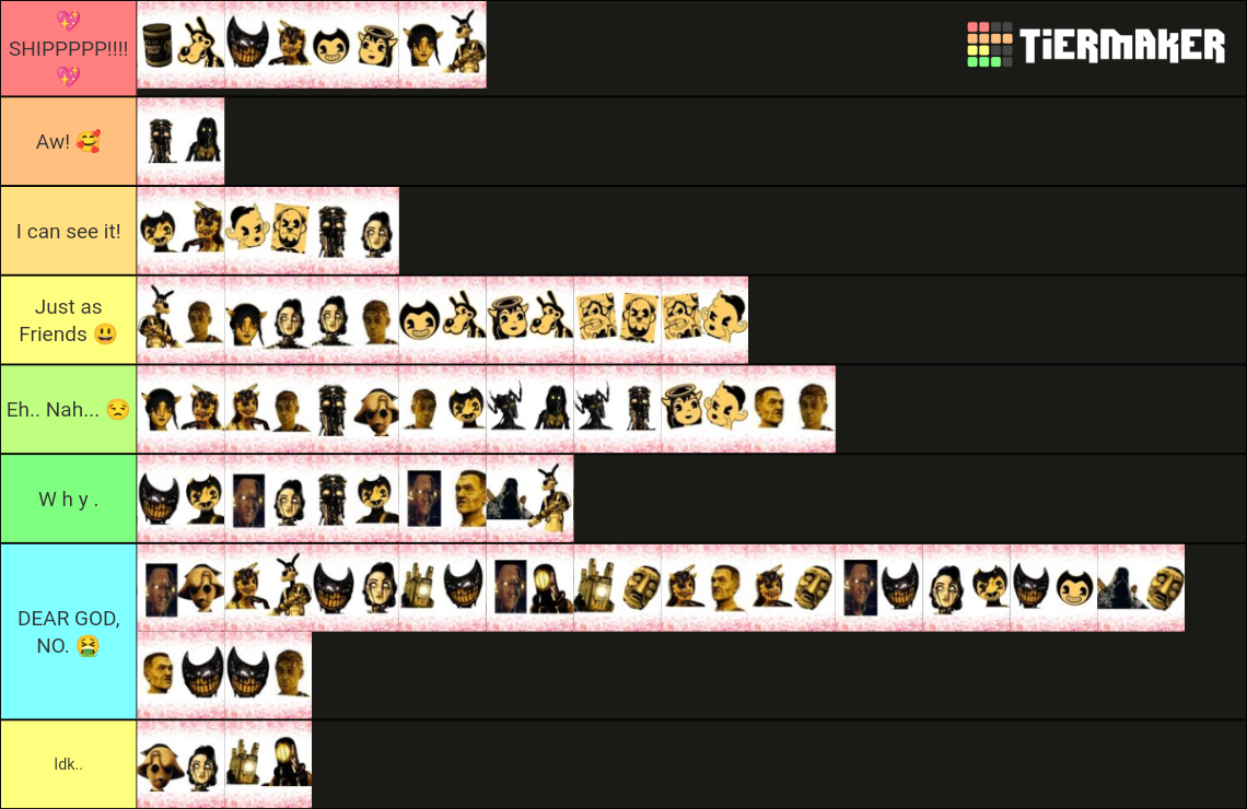 BATIM(+Dark Revival) Ship Tier List (Community Rankings) - TierMaker